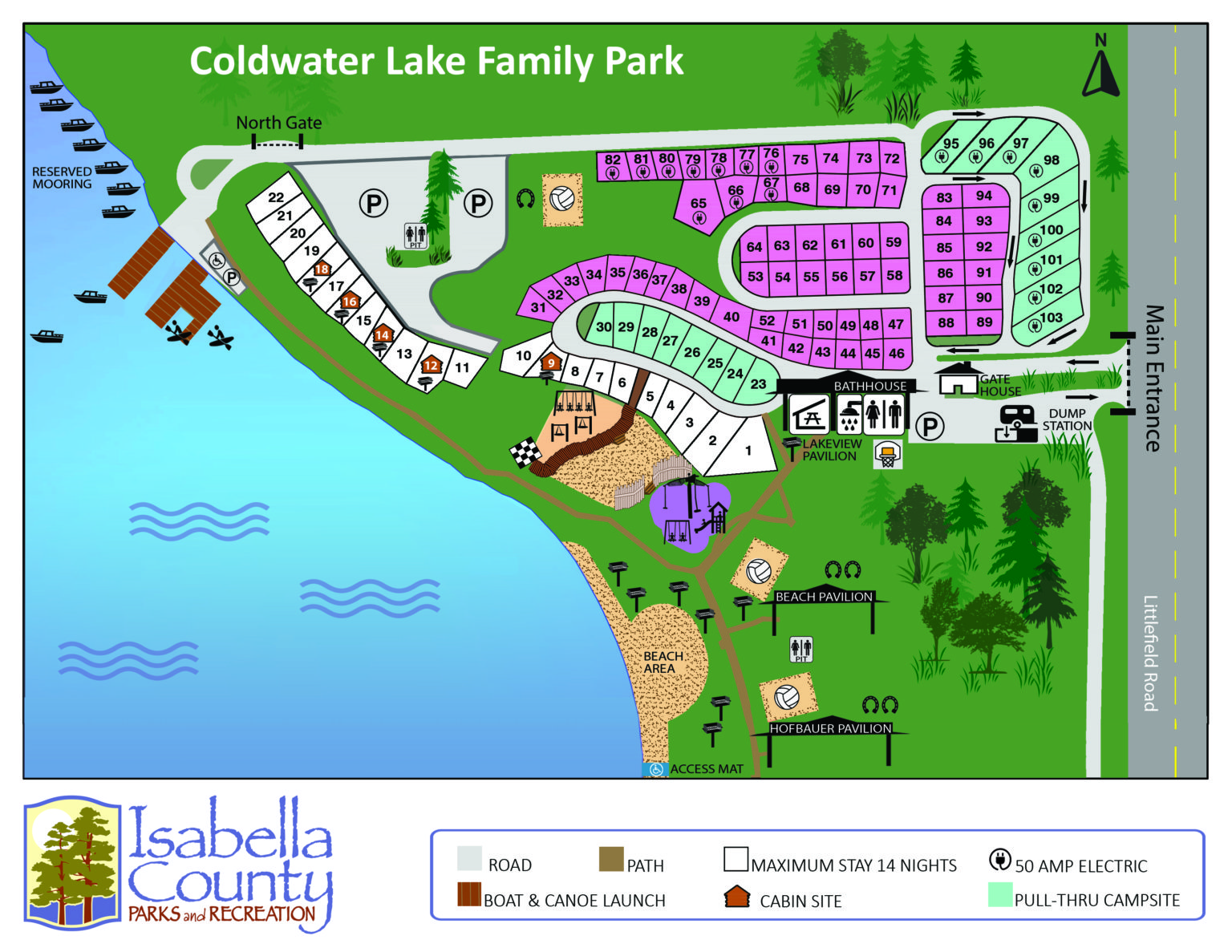 Coldwater Lake Family Park Campground Improvements – Isabella County ...