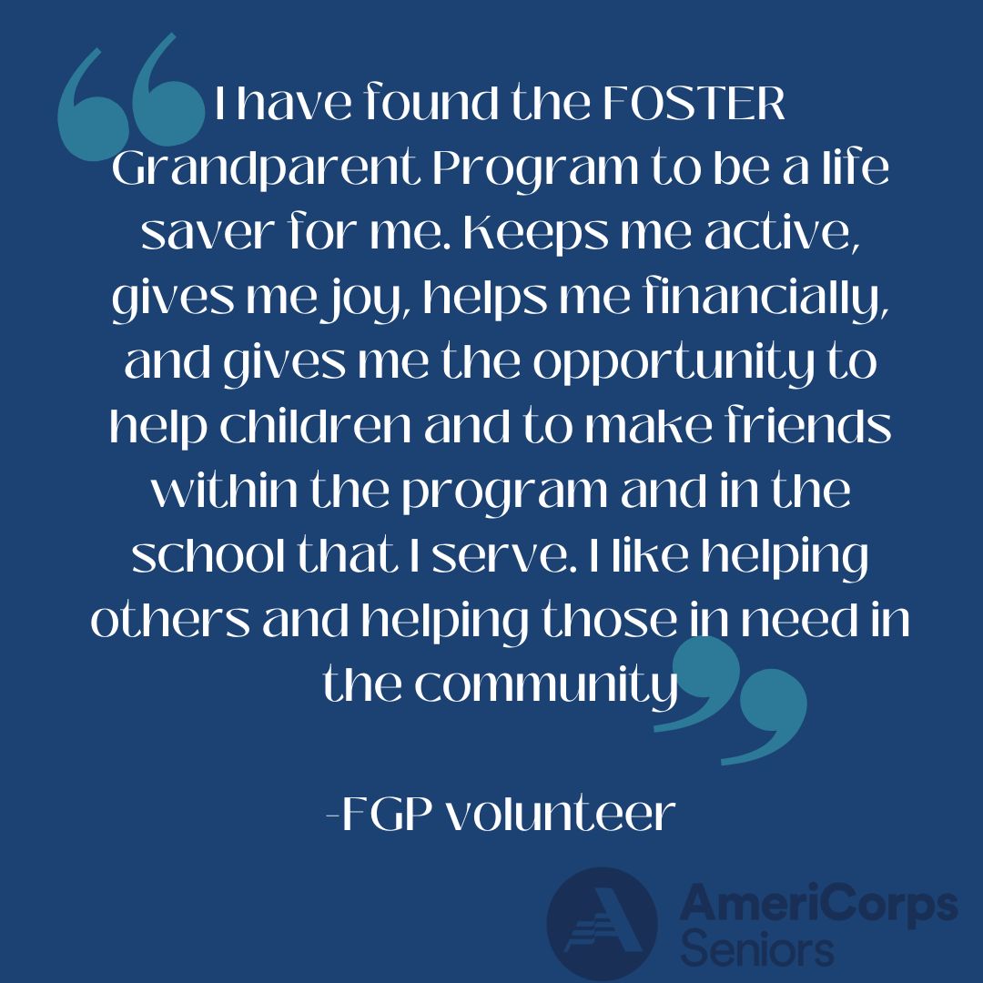 Foster Grandparent & Senior Companion Volunteer Programs – Isabella ...
