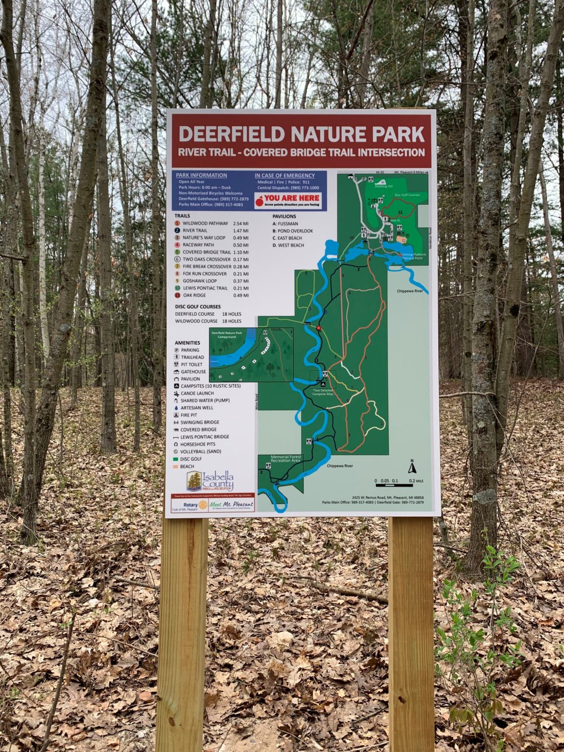 Isabella County Parks Celebrates Addition of Wayfinding Signage and ...